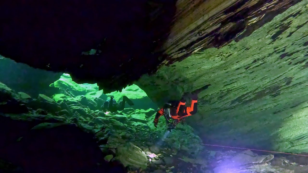 Discover Cave Diving / Scuba Diving at Plura Cave, Norway ...