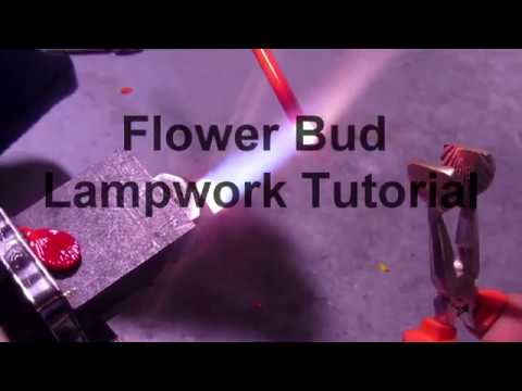 Lampwork Flower Bud Tutorial - YouTube