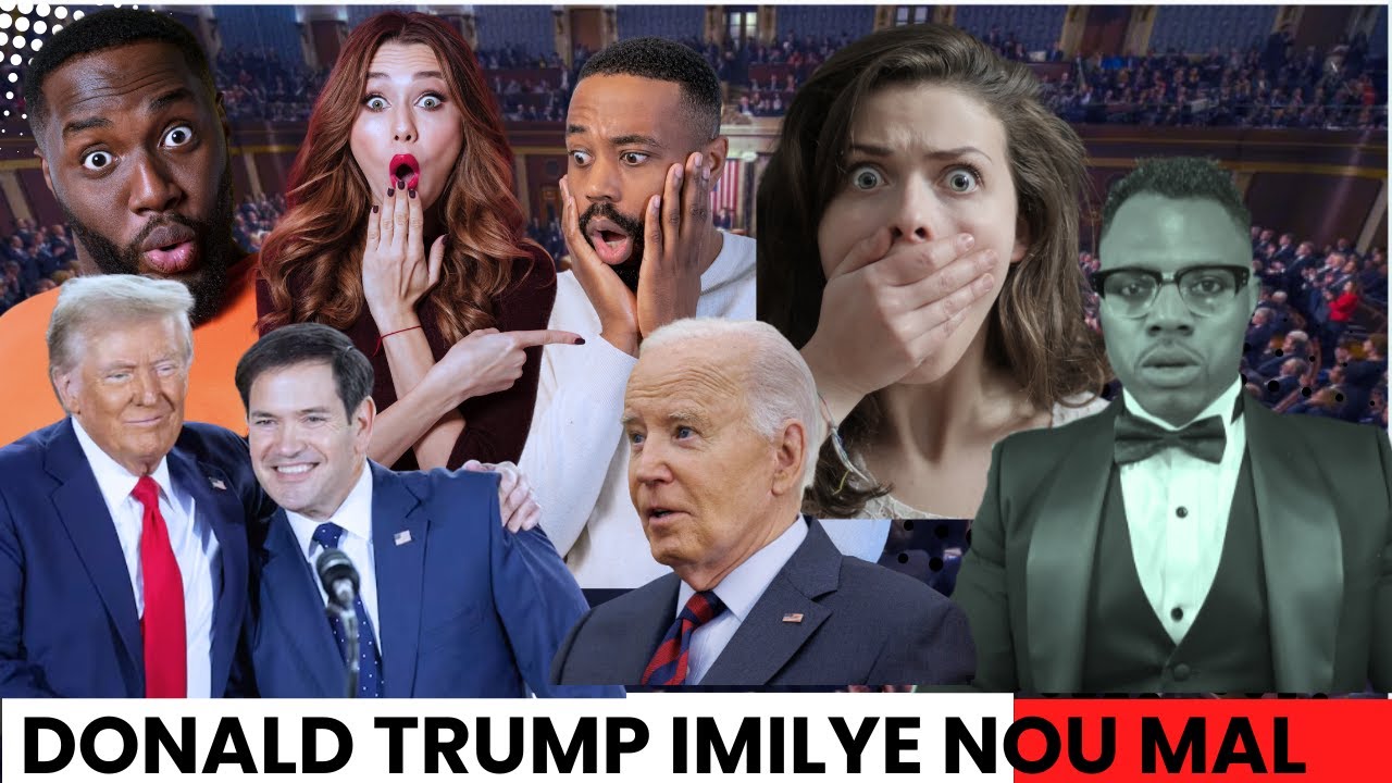 NOUVEL CHO;HAITI ANPIL BANDI TONBE,DONALD TRUMP IMILYE BLACK AMERIKEN ...