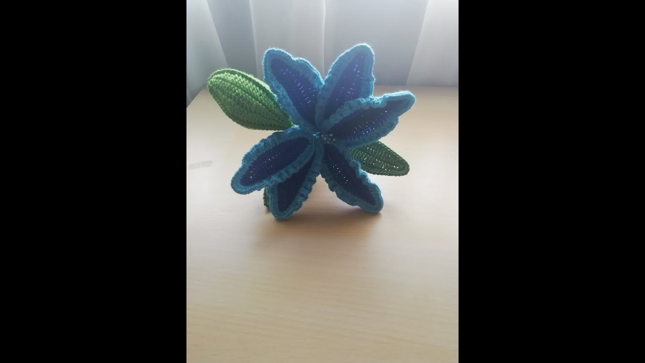 LIRIO A CROCHET - YouTube