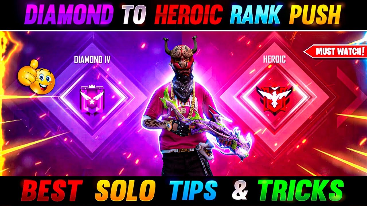 Diamond To Heroic Rank Push In 2 Hours || Solo Rank Push Tips And ...
