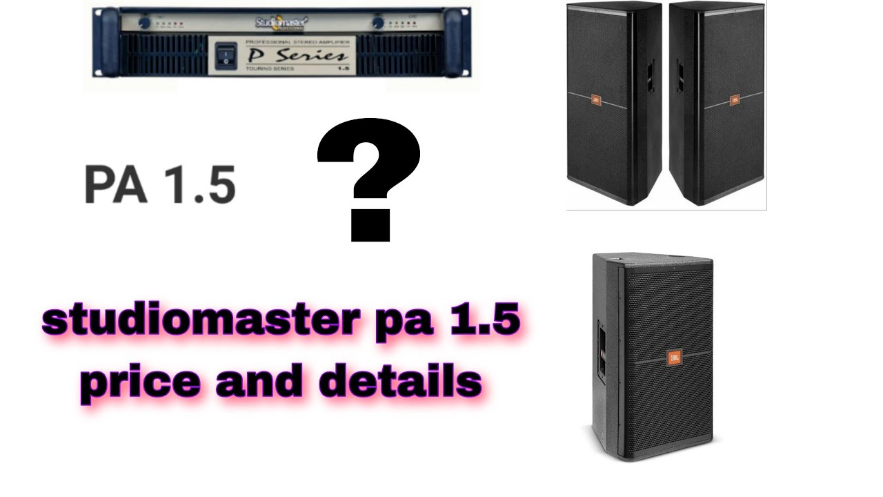 studio master 1.5 amplifier price and details ।। স্টুডিও মাস্টার 1.5 ...