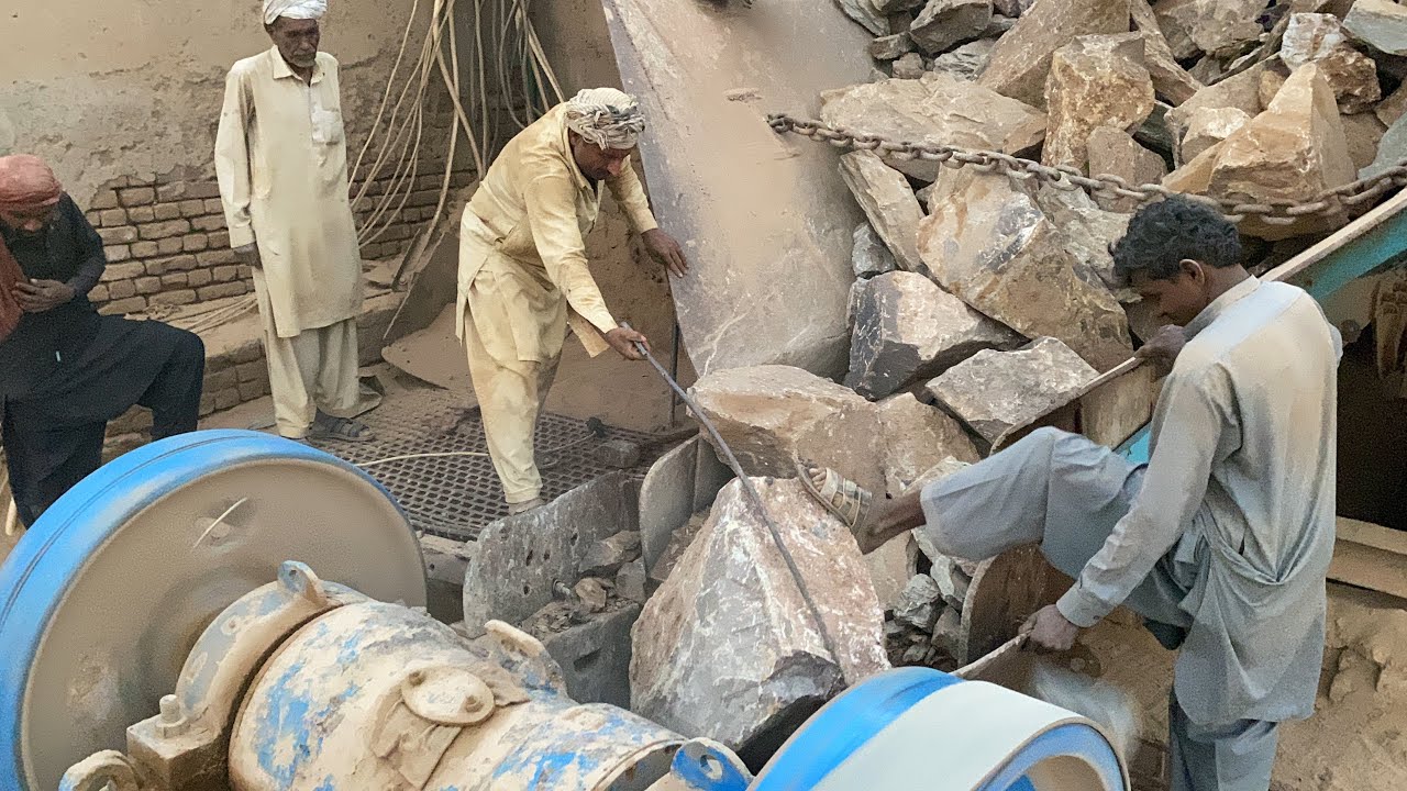 Amazing Quarry Primary Rock Crushing Machine Working | Satisfying Rock ...