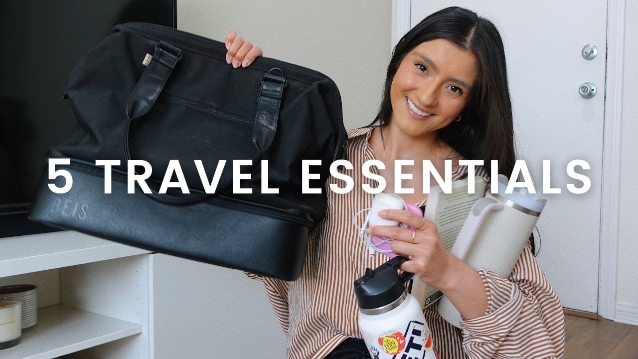 5 TRAVEL ESSENTIALS! must-have items | STEPHANIEIVETTE - YouTube