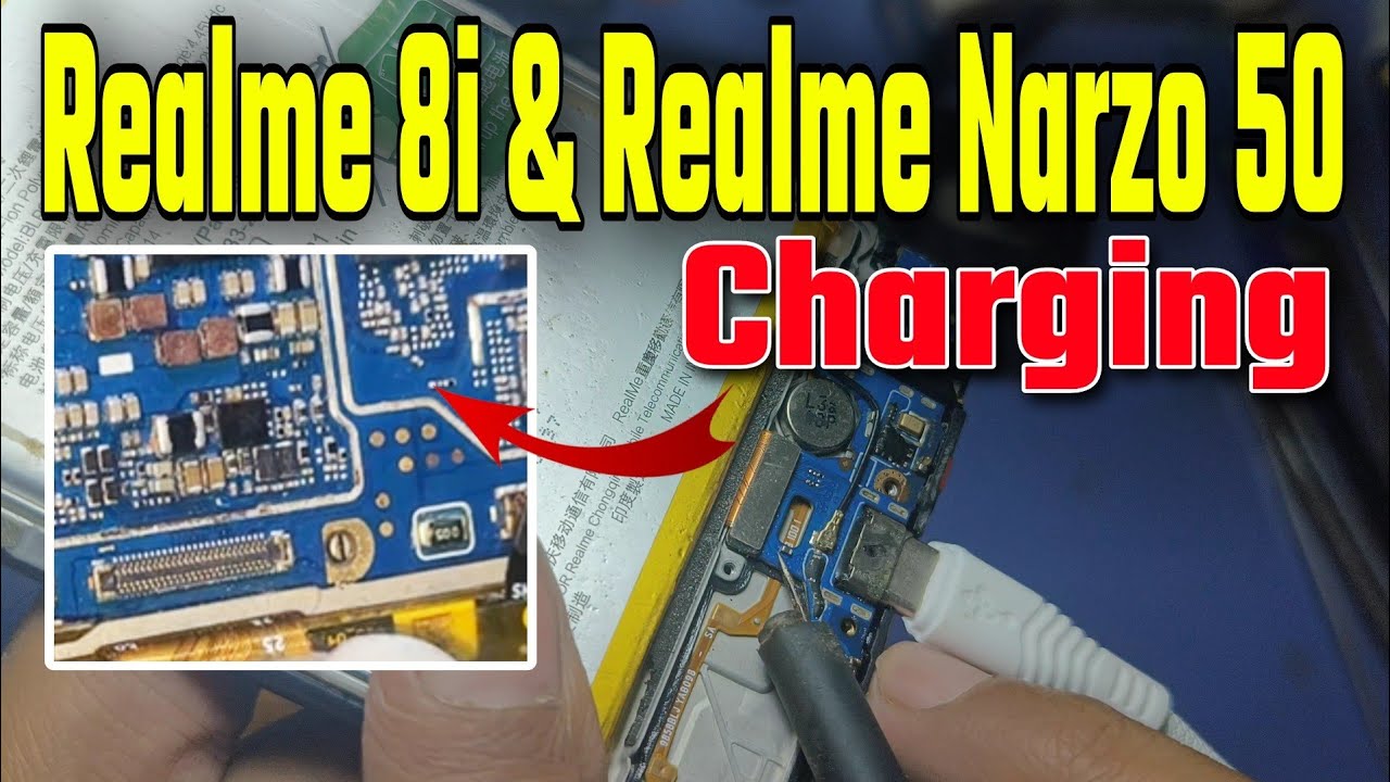 realme 8i charging problem | realme narzo50 charging not showing ...