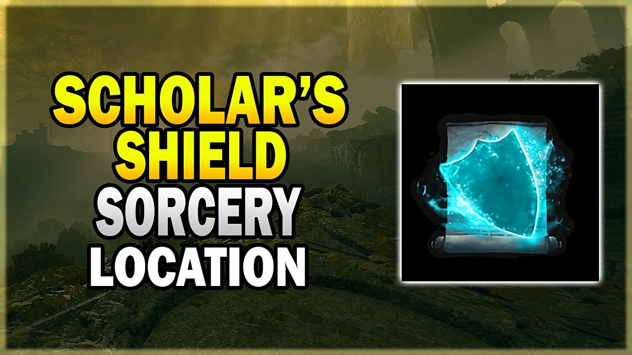Scholar's Shield Sorcery Location - Elden Ring Sorcery Guide - YouTube