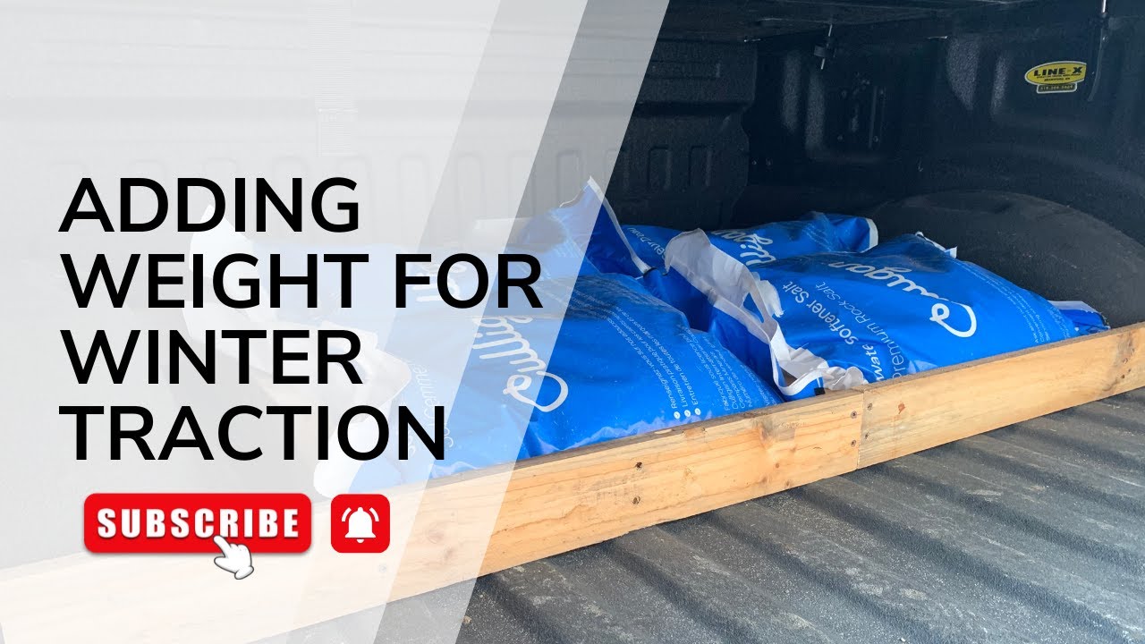 Cheap way to add weight for better traction - YouTube