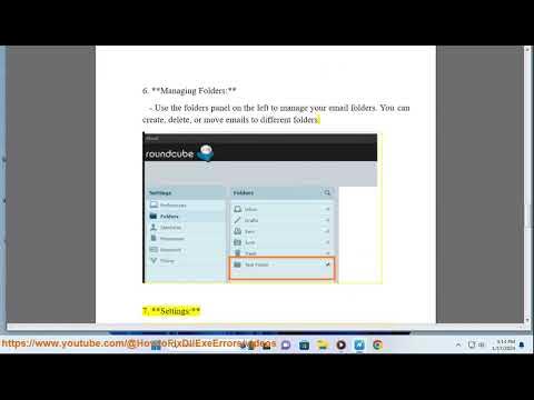 Get started w/ Roundcube webmail fast - YouTube