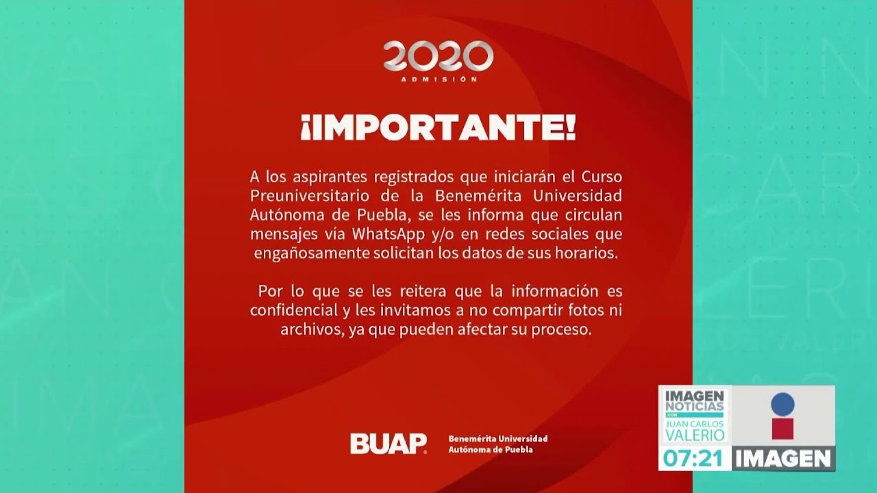 Aspirantes BUAP || Noticias con Juan Carlos Valerio - YouTube