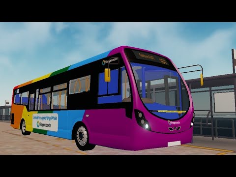 *Pride bus* Stagecoach Route 101 to Eastsea. Wrightbus Streetlight 2 ...