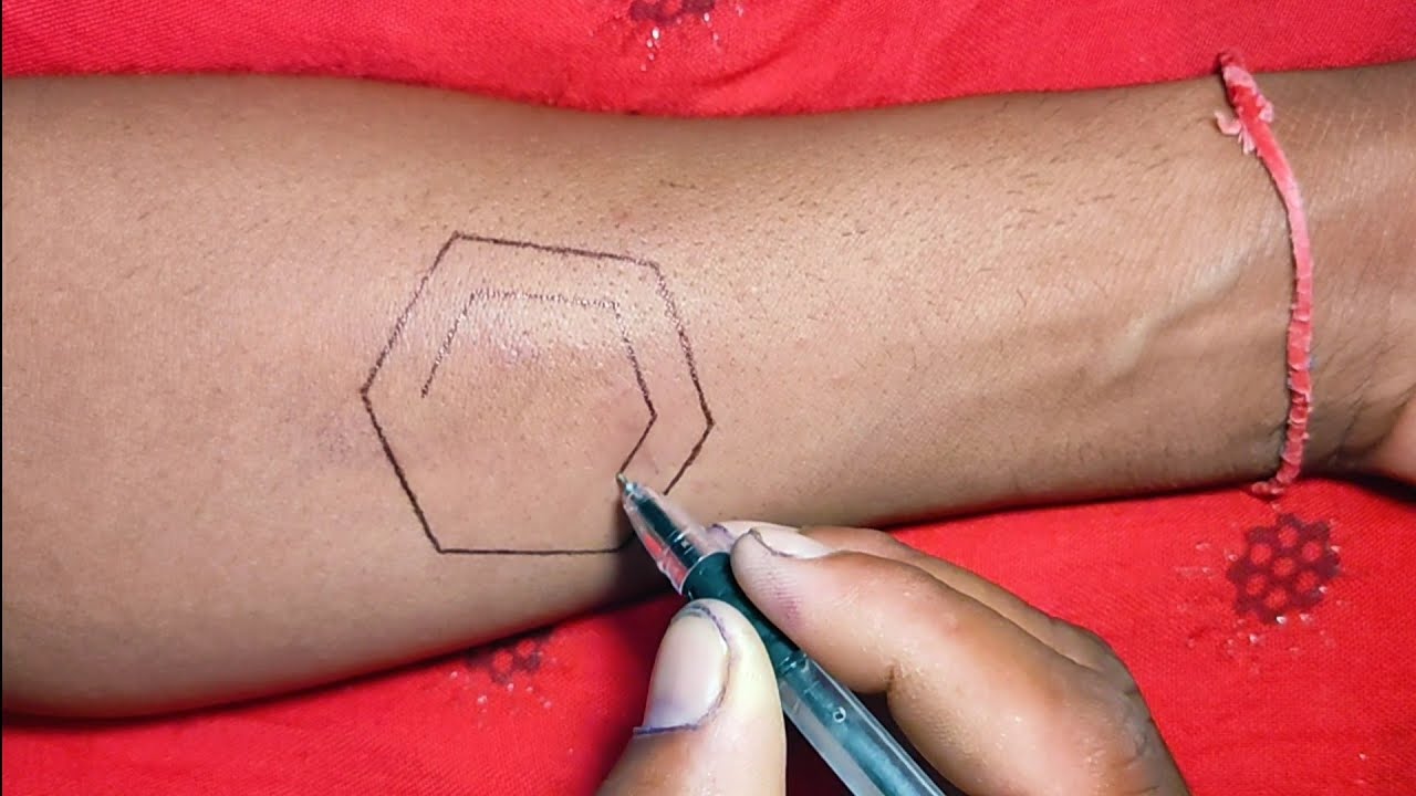 Amazing box type tattoo|| 3d art📦simple - YouTube
