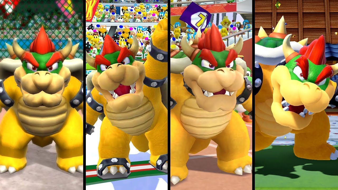 Evolution of Bowser in Mario and Sonic Series (2007-2021) - YouTube