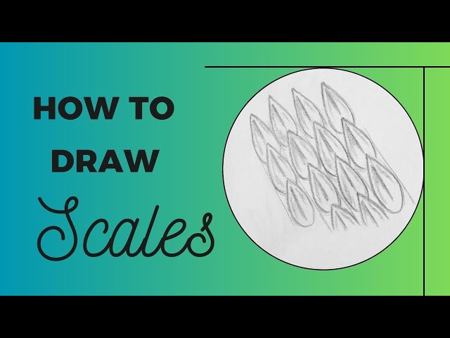 How To Draw Lizard Scales