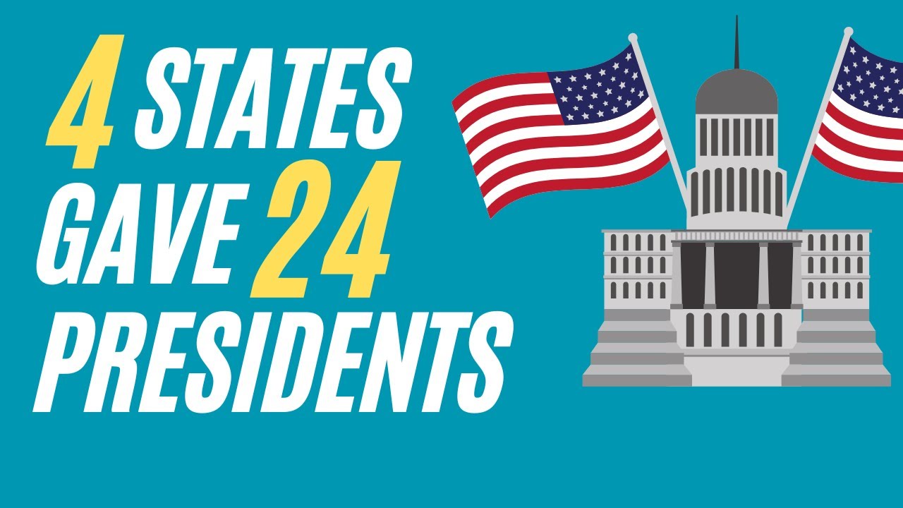 4 states that gave 24 presidents of USA - YouTube
