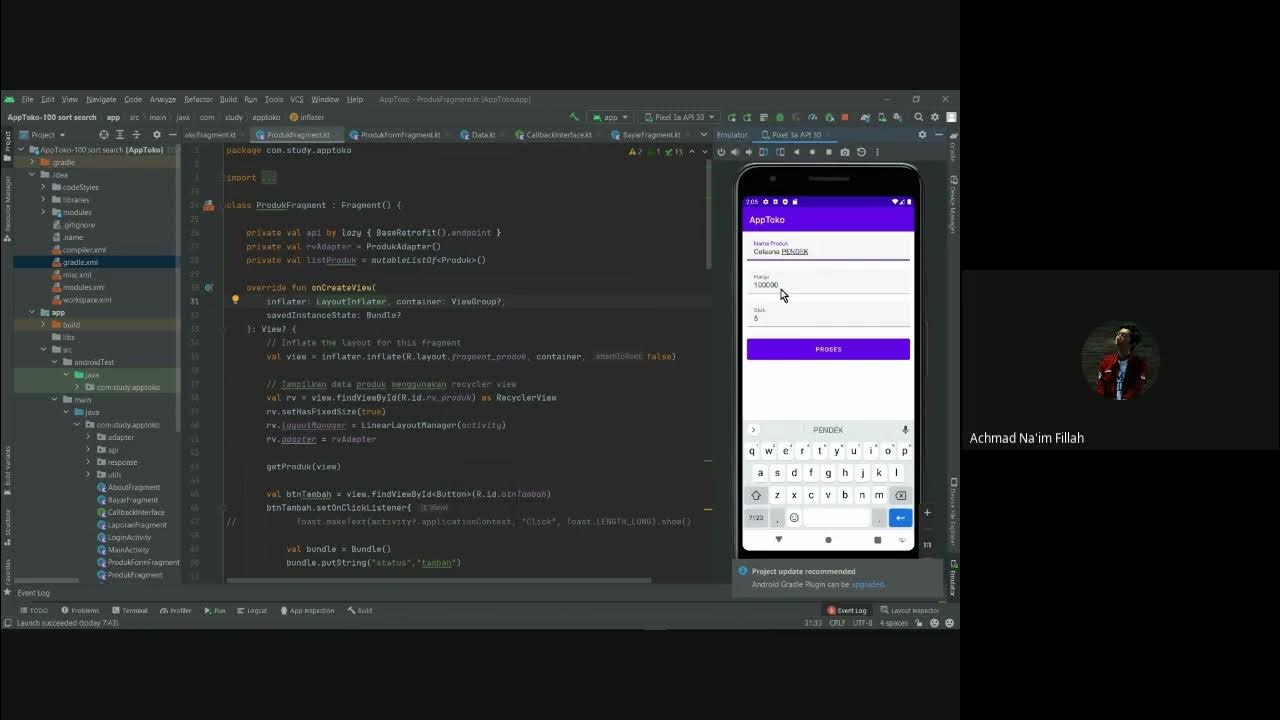 PEMROGRAMAN CLIENT SERVER (APLIKASI TOKO) - YouTube