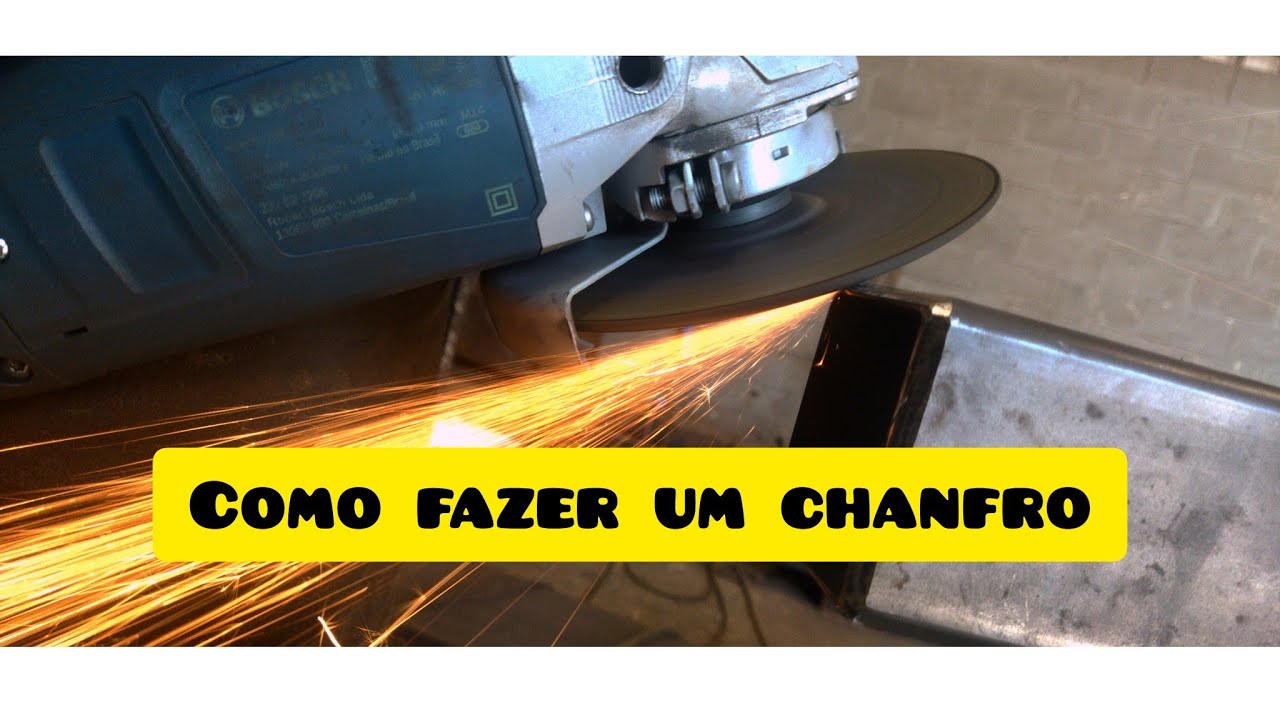 Como fazer um chanfro - YouTube