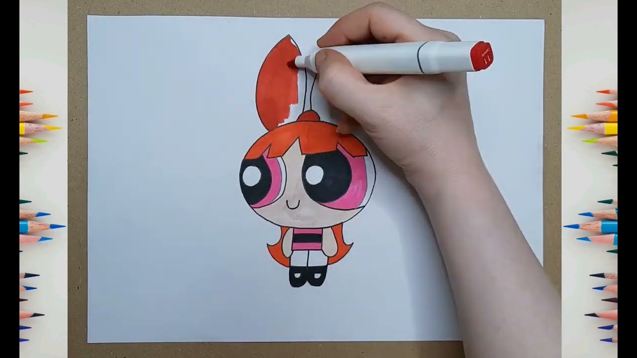 How To Draw NewJeans Blossom- Powerpuff Girls | Cute Easy Drawing ...