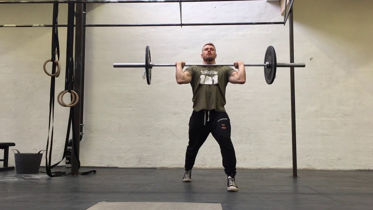 Front Split Press + Overhead Split Squats - YouTube