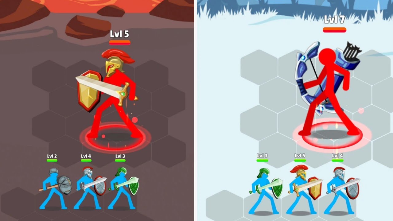 Max Level in Epic Super Stickman Merge - YouTube