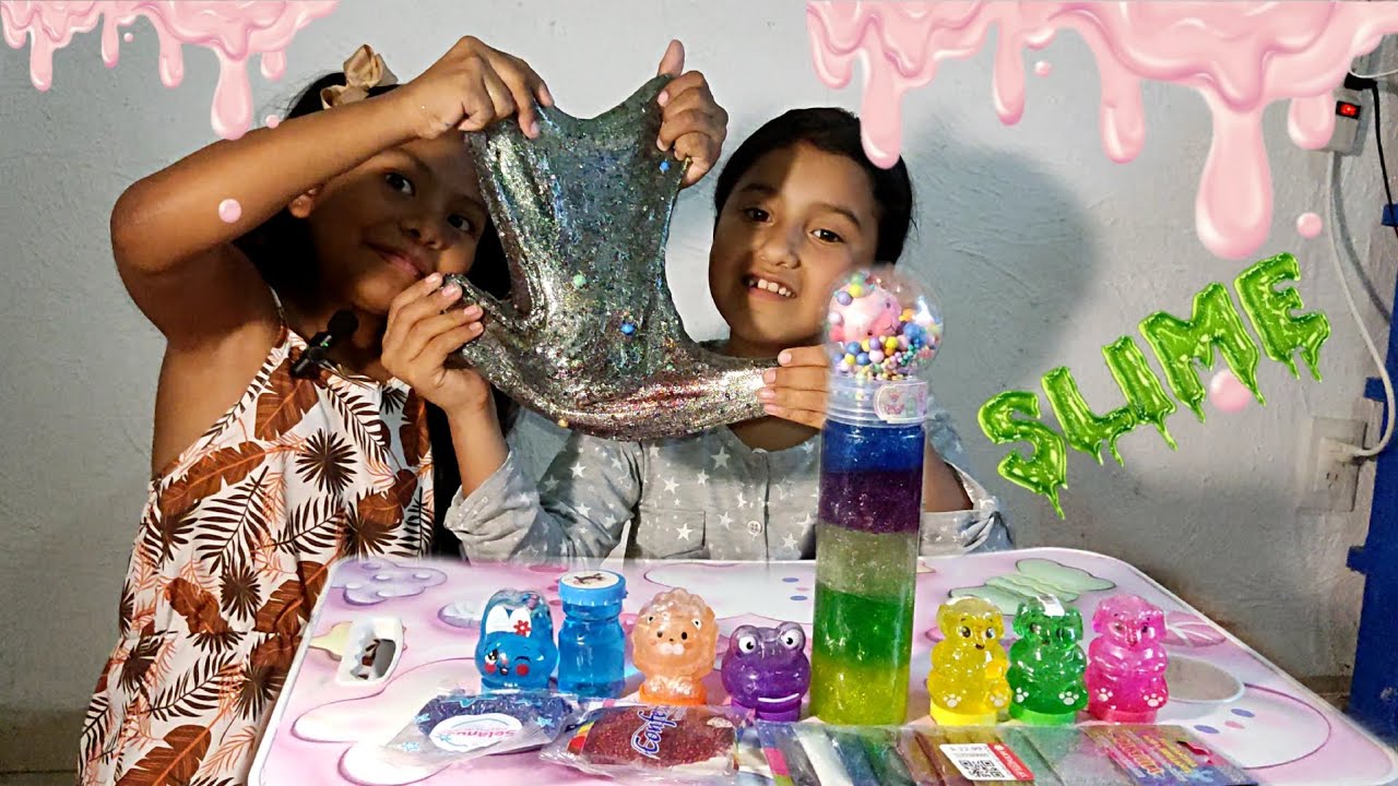Slime Juntamos y Decoramos todos nuestros Slime 😱🎉🤩 - YouTube