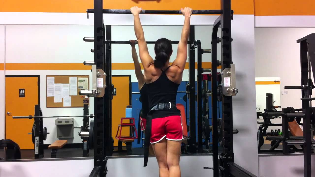 16kg Female Pull Up at 123 body weight - YouTube