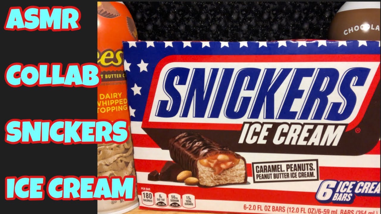 ASMR COLLAB SNICKERS ICE CREAM WITH MUKBANGS WITH MANDY - YouTube