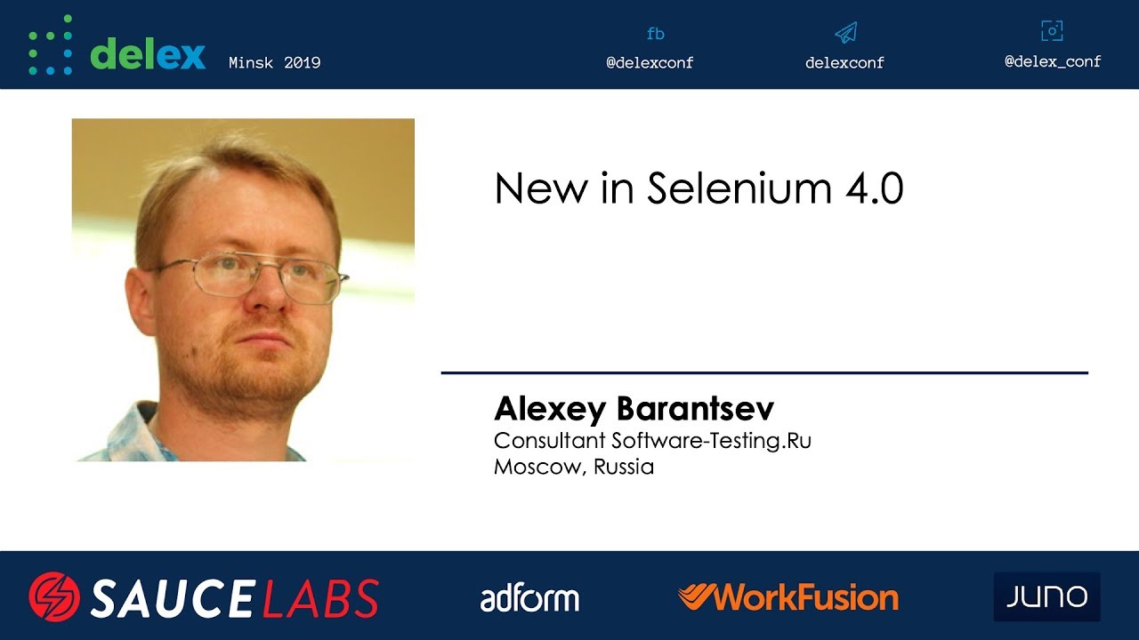 New in Selenium 4.0 - (Alexey Barantsev, Russia) - YouTube