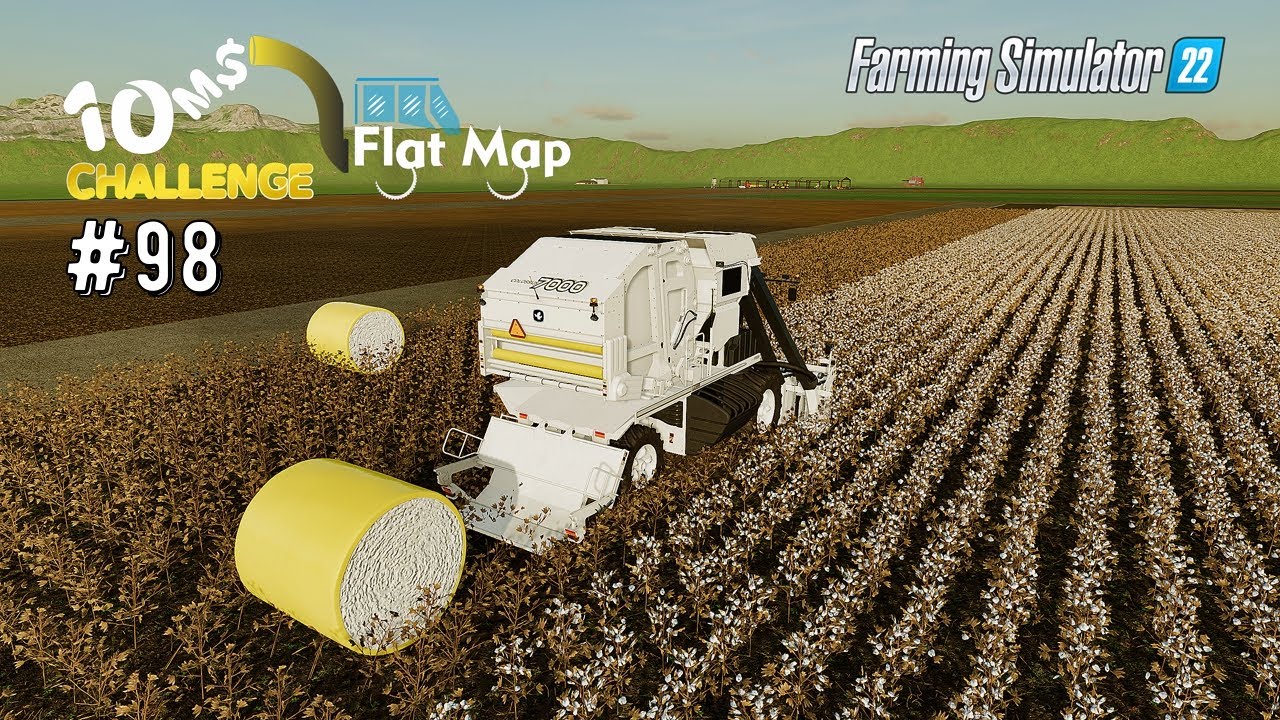 farming Simulator 22 fs22 timelapse Ep #98 Flat Map fs22 Mods - YouTube
