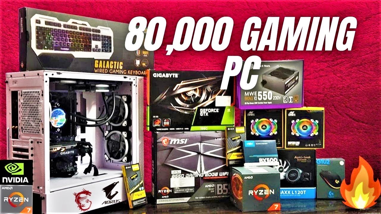 80,000 Gaming pc | 80k gaming pc in 2021 | The best gaming+streaming+ ...