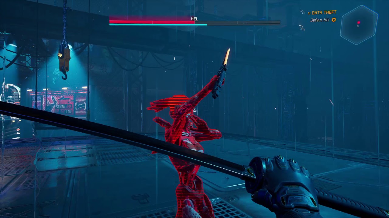 Ghostrunner Theft Fight (The second boss) - YouTube