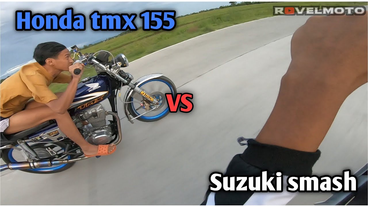 HONDA TMX 155 VS SUZUKI SMASH | DRAG RACE - YouTube