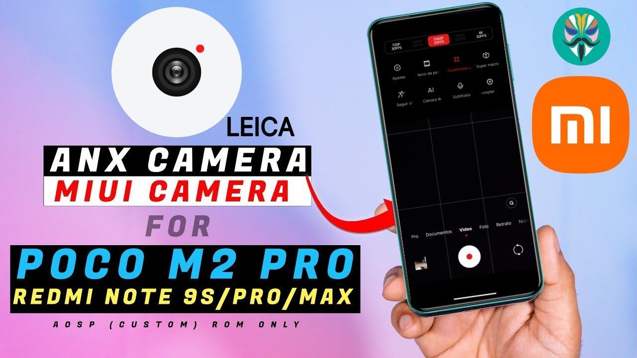 Miui Camera 🤩 ROM aosp Android 13 - Redmi Note 9s/pro/Max/poco M2 pro # ...