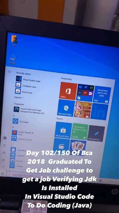 how to check jdk is installed or not #vscode #java #bca #coding #shorts ...