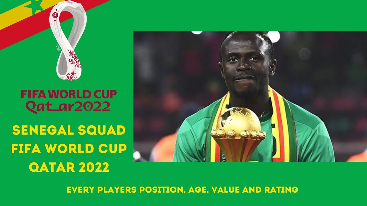 Senegal squad for the 2022 FIFA World Cup in Qatar - YouTube