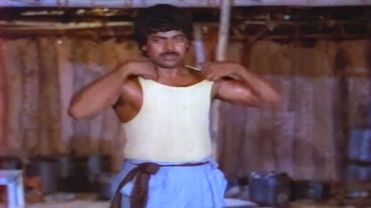 Radhika & Chiranjeevi Hilarious Action Scene || Donga Mogudu Movie ...
