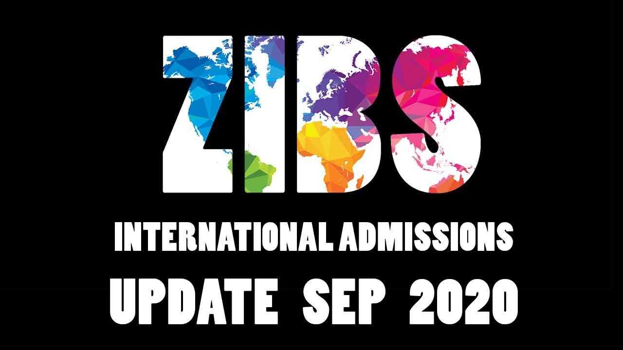 ZIBS Sep 2020 International Admissions Update - YouTube