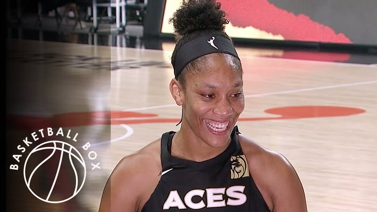 [WNBA] A'ja Wilson Post-Game Interview, LAS vs LVA, August 7, 2020 ...