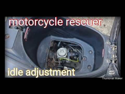 Idle adjustment, low idle, low revs, how to adjust your motorcycle idle ...