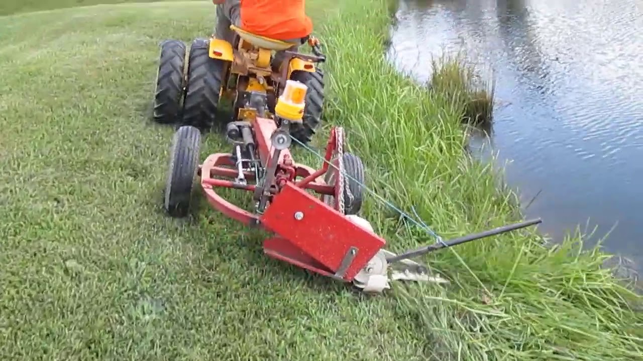 Pull Type Mower - YouTube
