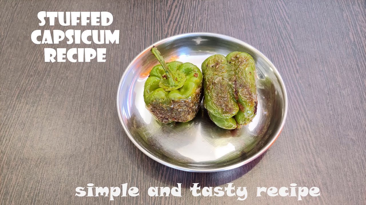 Stuffed capsicum curry recipe | tasty and simple curry - YouTube