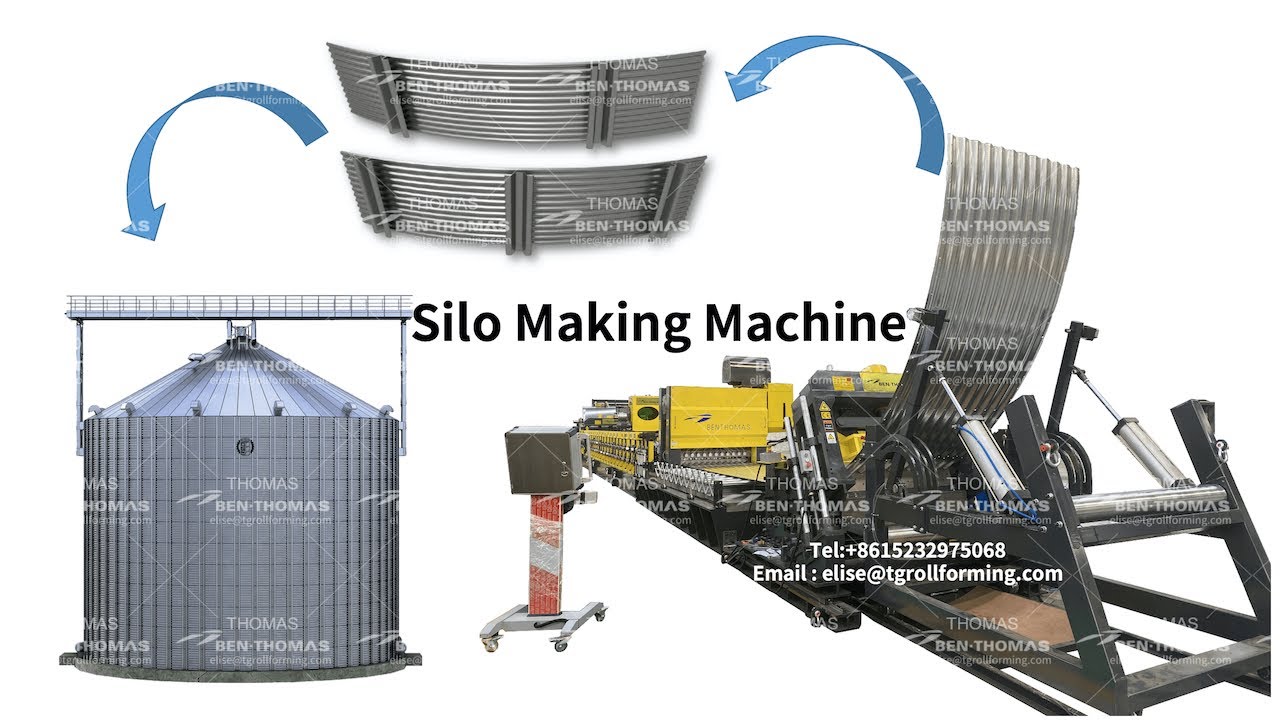 silo making machine , grain bin making machine , silo production line ...