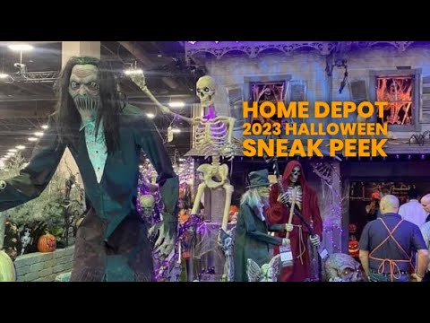 Sneak Peak at Home Depot 2023 Halloween Lineup - YouTube