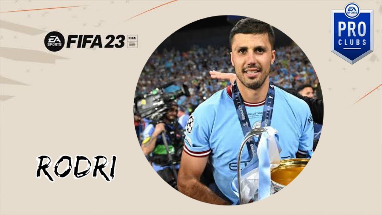 FIFA 23 Pro Club Face Creations - Rodri - Pro Club Look alike - YouTube