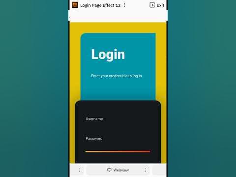 Login Page Effect 12 | Mini Program | Web Suite Mini Program | Web Development Mini Program ...