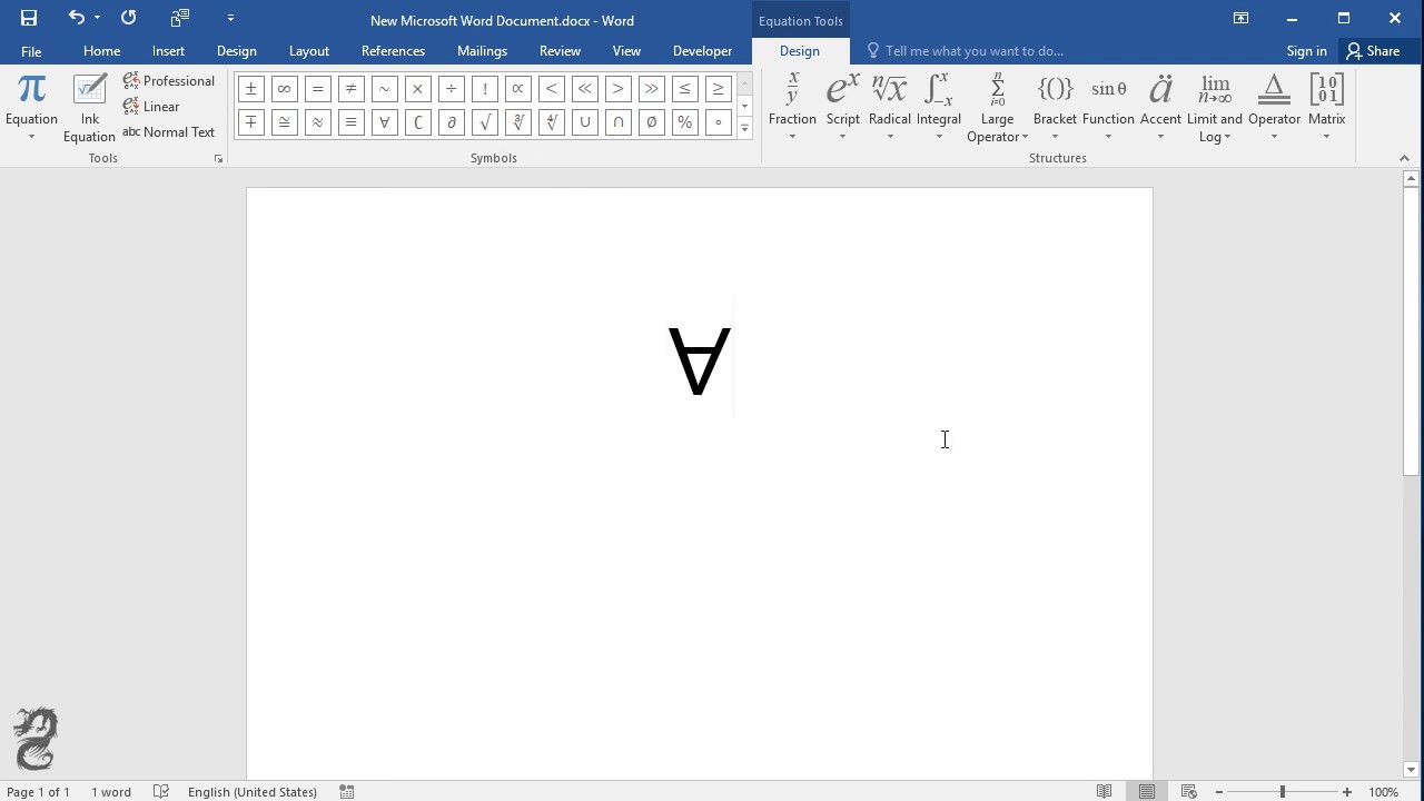 How To Type For All Symbol In Word - Youtube
