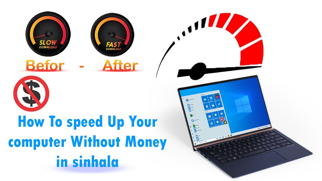 Speed up computer - $0 budget - Windows - YouTube