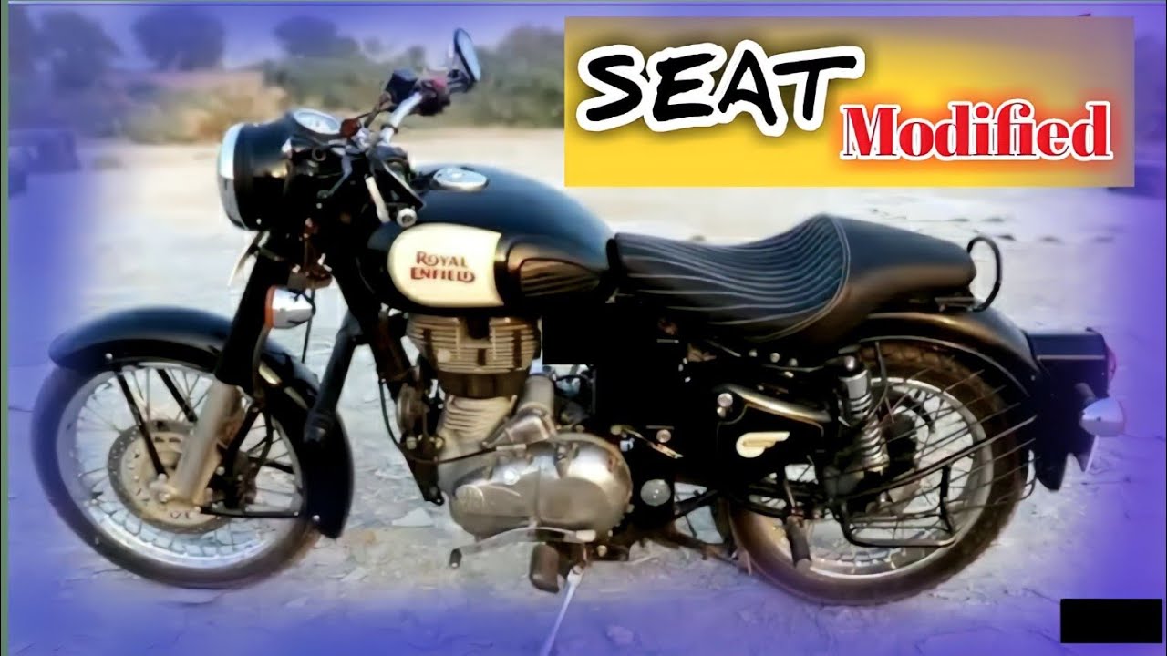 Custom SEAT For Royal Enfield Bullet 350 & Classic 350 | Comfortable ...