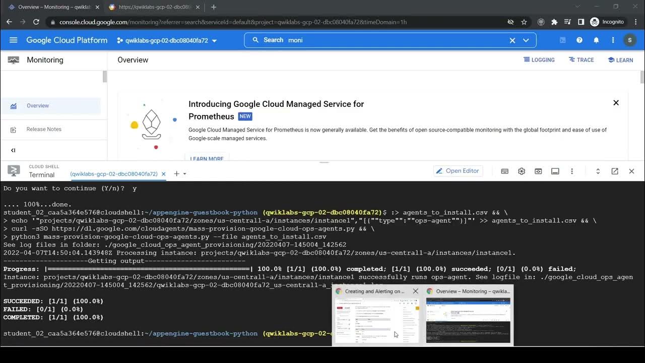 Creating and Alerting on Logs based Metrics | GSP091 | Facilitator Program 22 | Step by Step ...