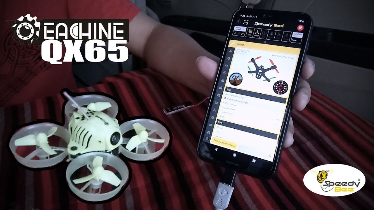 Eachine QX65 Micro OSD FPV Whoop Unboxing, Bind Frsky X9D Plus, Setting ...