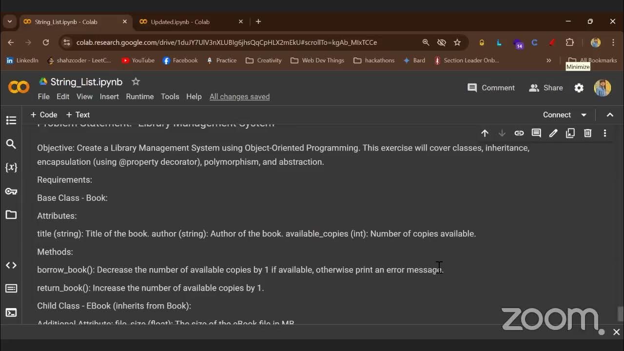 6PM-7PM PKT Object-oriented programming || Week 2 || Day 5 - YouTube
